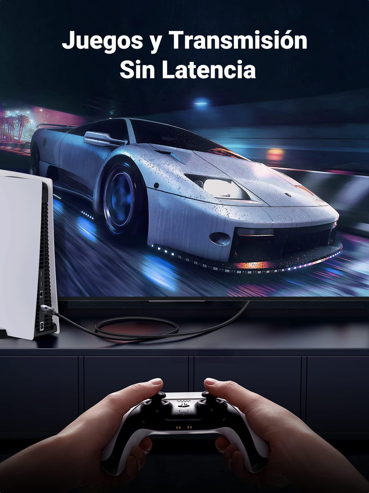 40gbps 2000mhz Rj45 Cable Red UGREEN Cat 8 Ethernet 40Gbps - 2 Metros ...